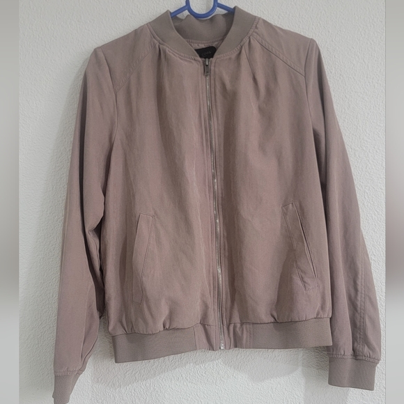 BE COOL | Jackets & Coats | Be Cool Tan Bomber Jacket L | Poshmark